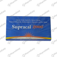 Supracal 2000 Tablet: Uses, Side-effects, Price, Dosage & More Info ...