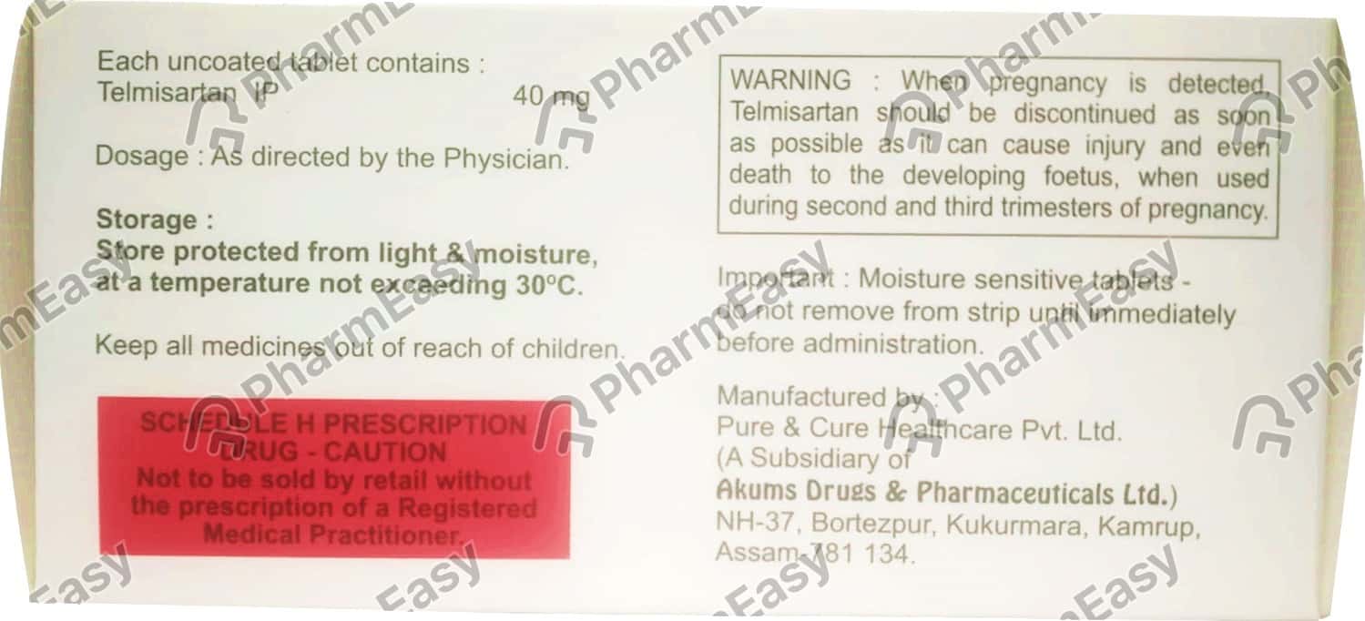 Liotel 40 MG Tablet (10): Uses, Side Effects, Price & Dosage | PharmEasy