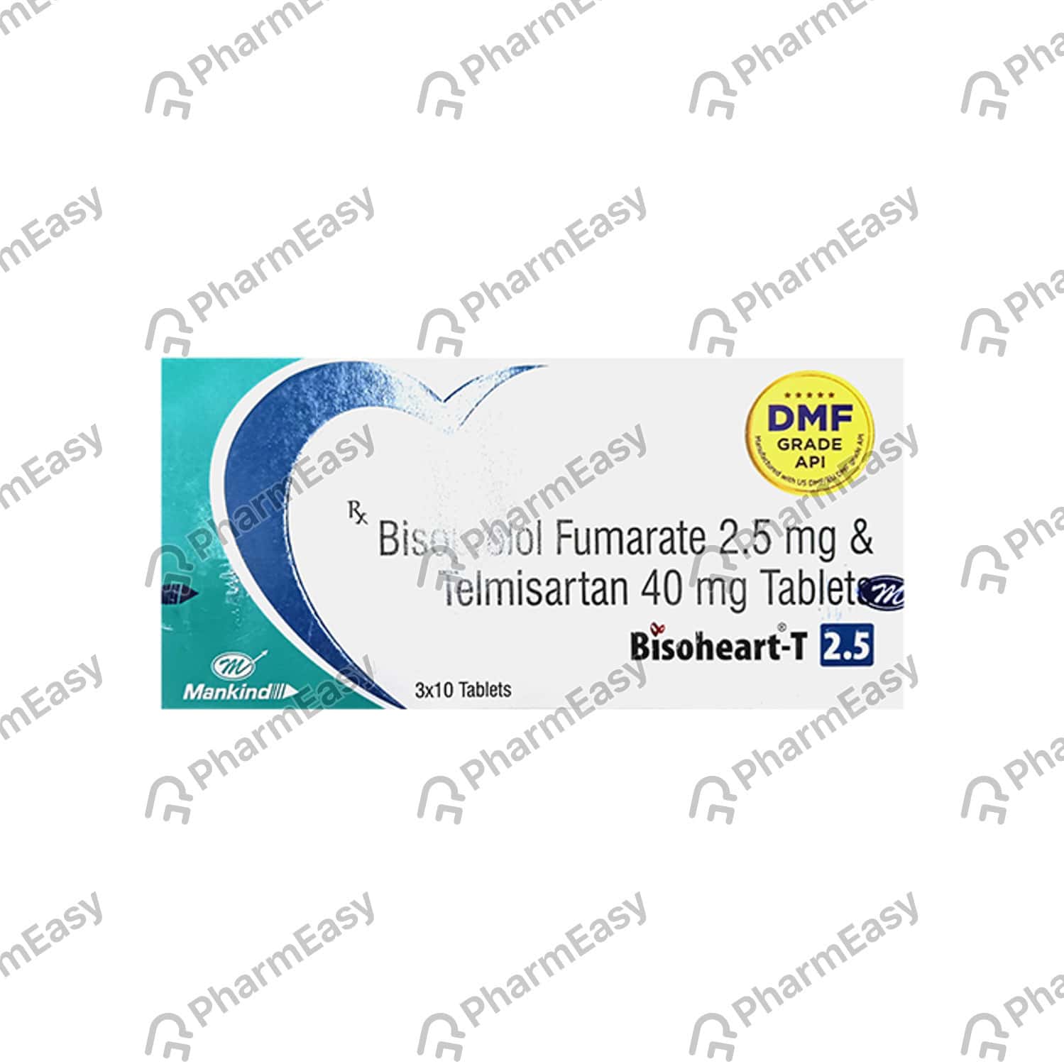 Bisoheart T 2.5mg Strip Of 10 Tablets: Uses, Side Effects, Price ...