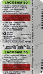 Lacosam 50 Tablet: Uses, Side-effects, Price, Dosage & More Info ...