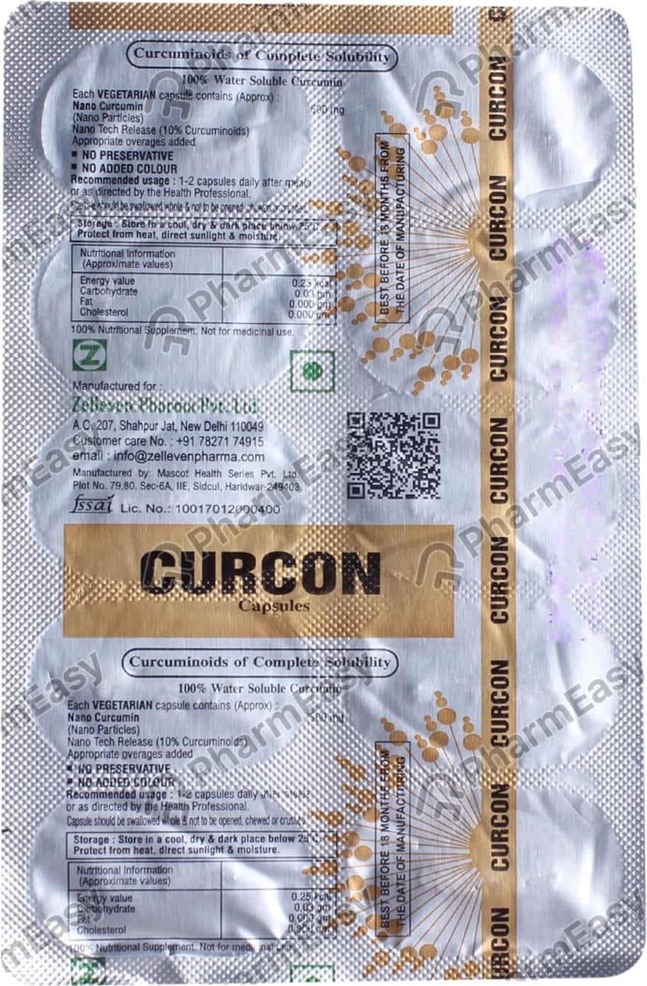 Buy CURCON CZS STRIP OF 10 TABLETS Online & Get Upto 60% OFF at PharmEasy