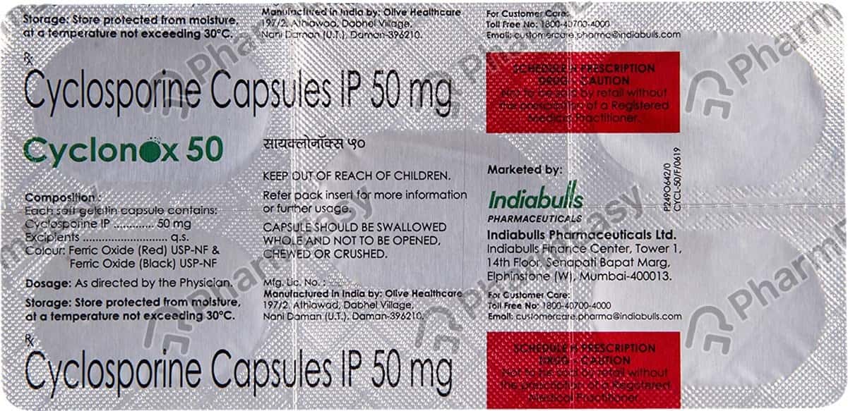 Buy Cyclonox 100 MG Capsule (5) Online at Flat 15% OFF | PharmEasy