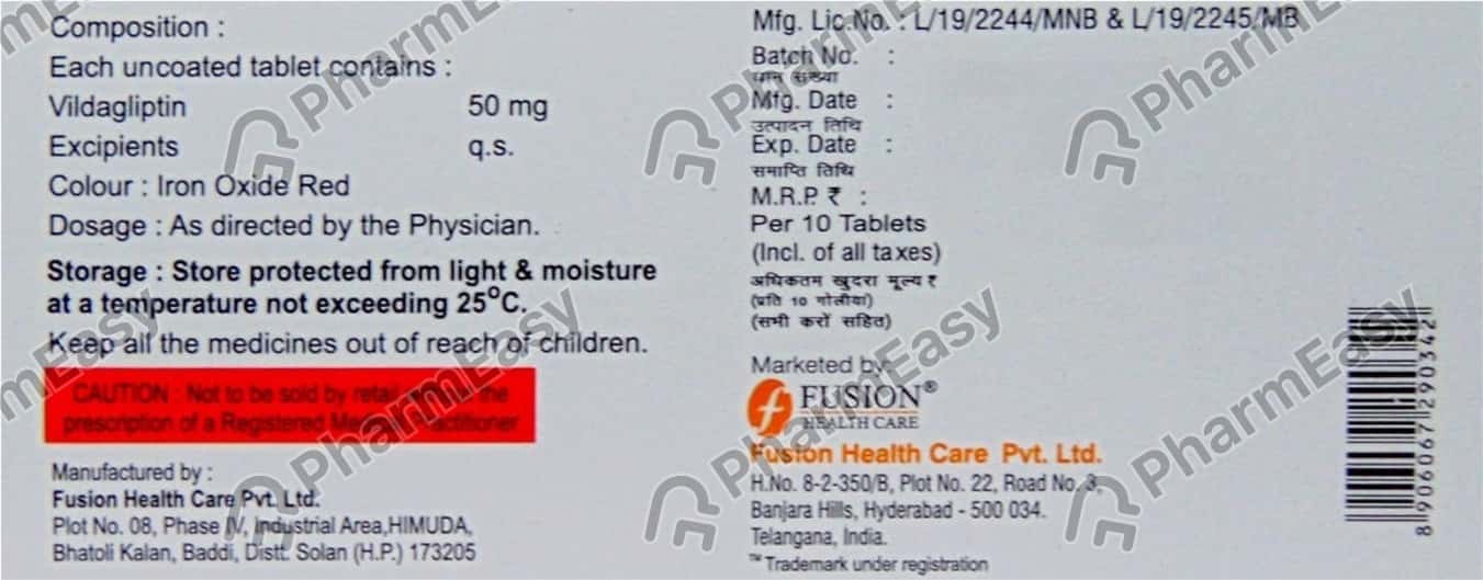 Vinsorin 50 MG Tablet (10): Uses, Side Effects, Price & Dosage | PharmEasy