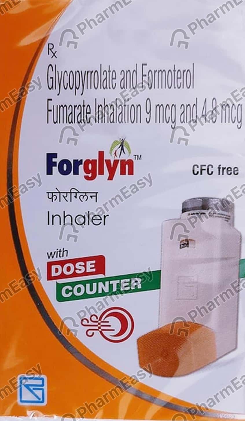 Buy Forglyn Cfc Free Box Of 120md Metered Dose Inhaler Online at Flat ...