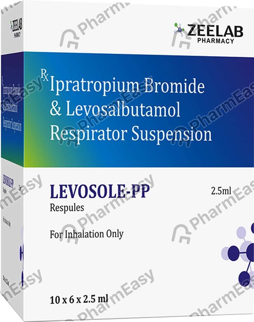 Levosole Pp 500mcg/1.25mg Bottle Of 2.5ml Respules: Uses, Side Effects ...