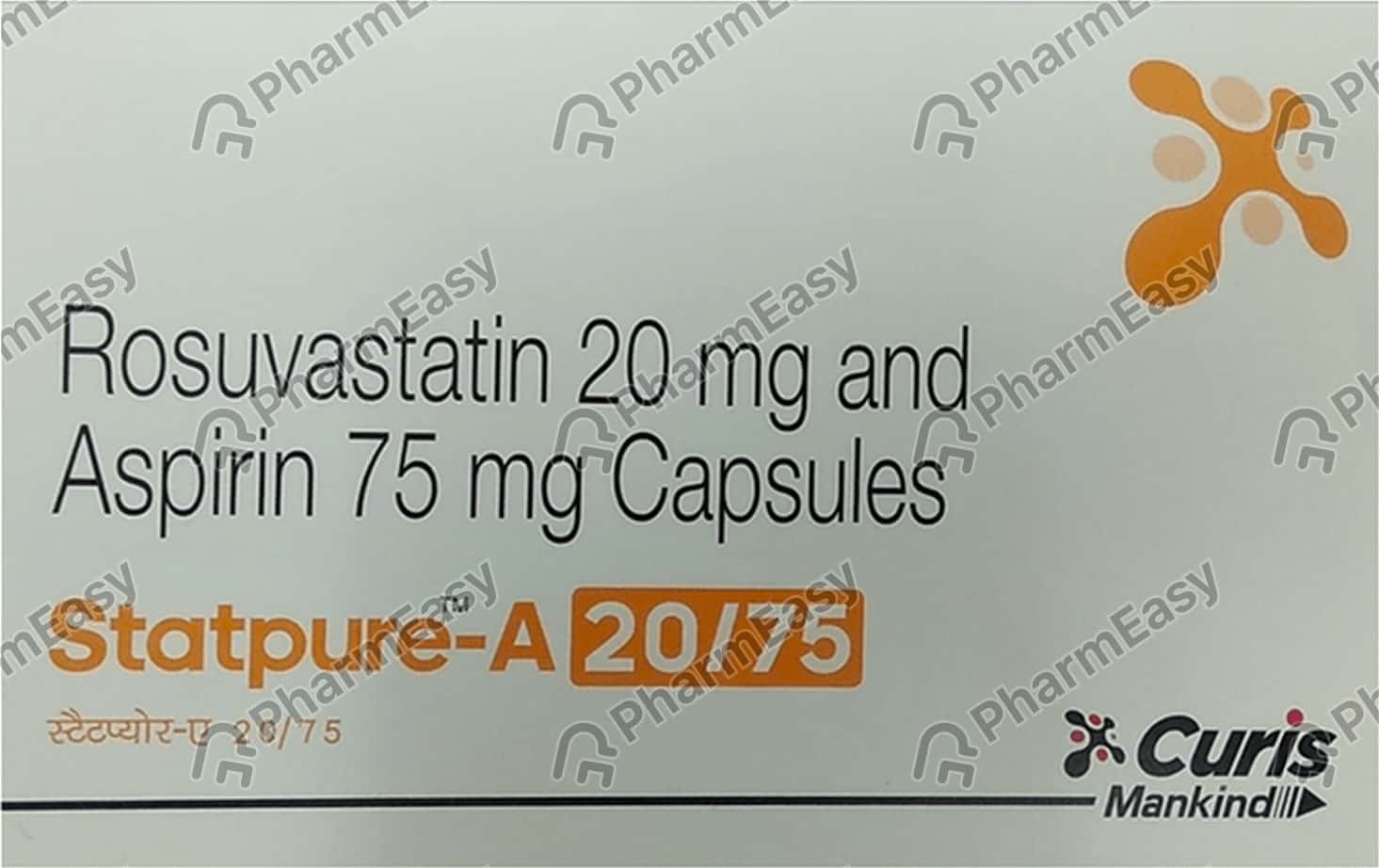 Rosycap Asp 20/75mg Capsules 10'S: Uses, Side Effects, Price, Dosage ...