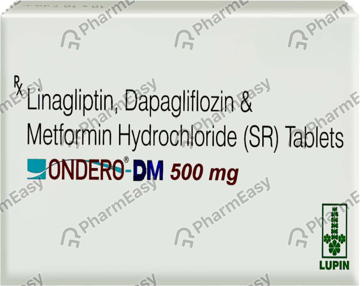 Ondero-DM 500 Tablet: Uses, Side-effects, Price, Dosage & More Info - PharmEasy