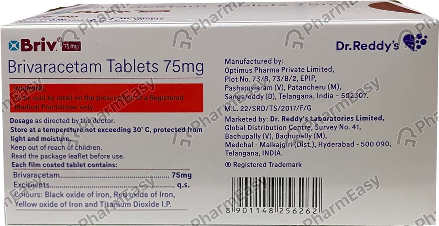 Briv 75 MG Tablet (10): Uses, Side Effects, Price & Dosage | PharmEasy