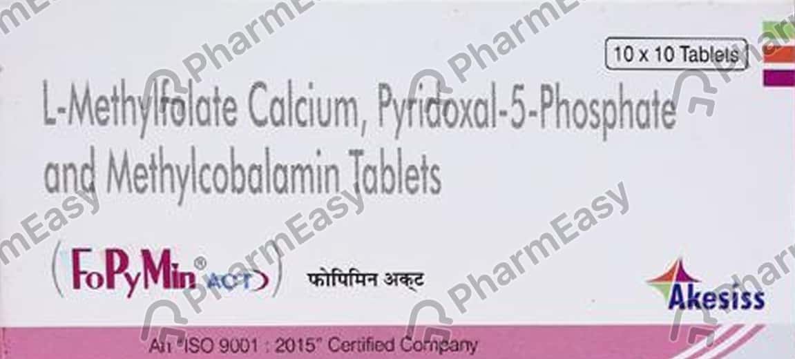 Buy Fopymin Act Strip Of 10 Tablets Online at Flat 15% OFF | PharmEasy