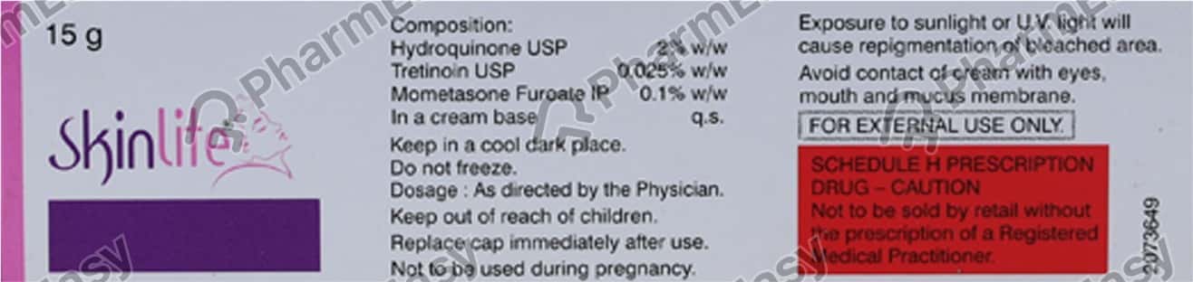 Skinlite Tube Of 15gm Cream: Uses, Side Effects, Price & Dosage | PharmEasy