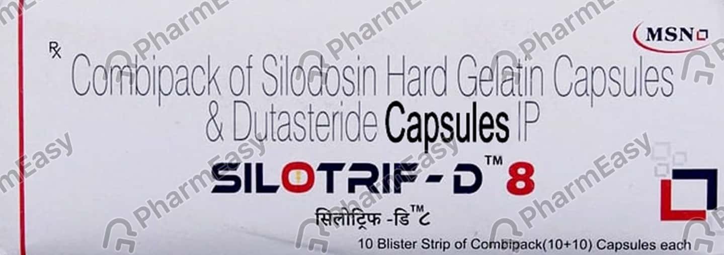 Silotrif D 8mg Strip Of 10 Tablets: Uses, Side Effects, Price & Dosage ...