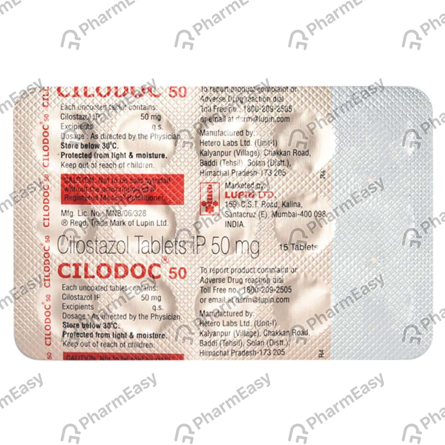 Cilodoc 50 MG Tablet (15): Uses, Side Effects, Price & Dosage | PharmEasy