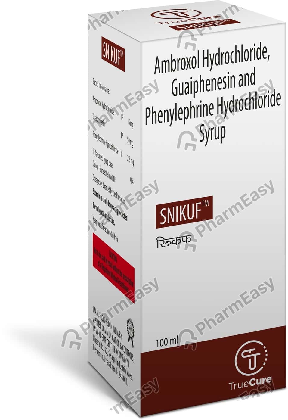 Buy Snikuf Bottle Of 100ml Syrup Online at Flat 15% OFF | PharmEasy