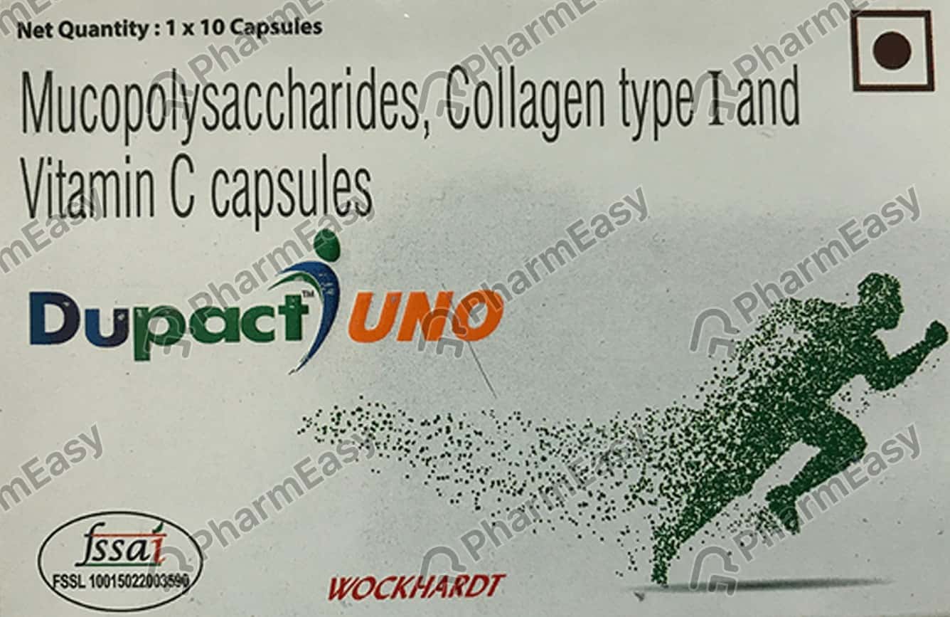 Buy Dupact Uno Strip Of 10 Capsules Online & Save Up to 24% at PharmEasy