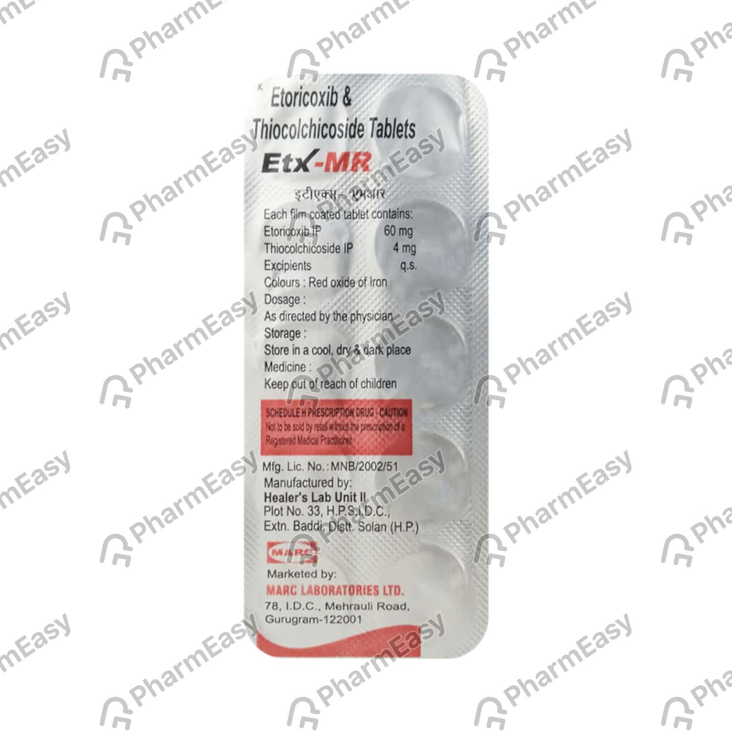 Etx Mr 4mg Strip Of 10 Tablets: Uses, Side Effects, Price & Dosage ...