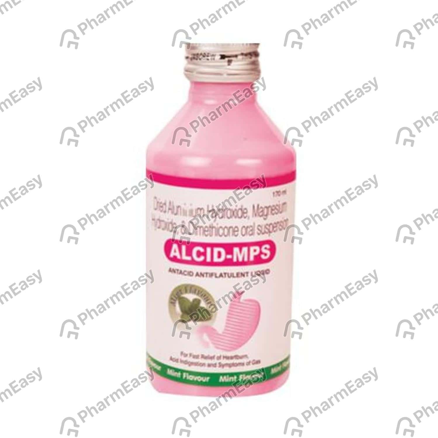 New Alcid Mps Mint Flavour Sugar Free Bottle Of 170ml Suspension: Uses ...