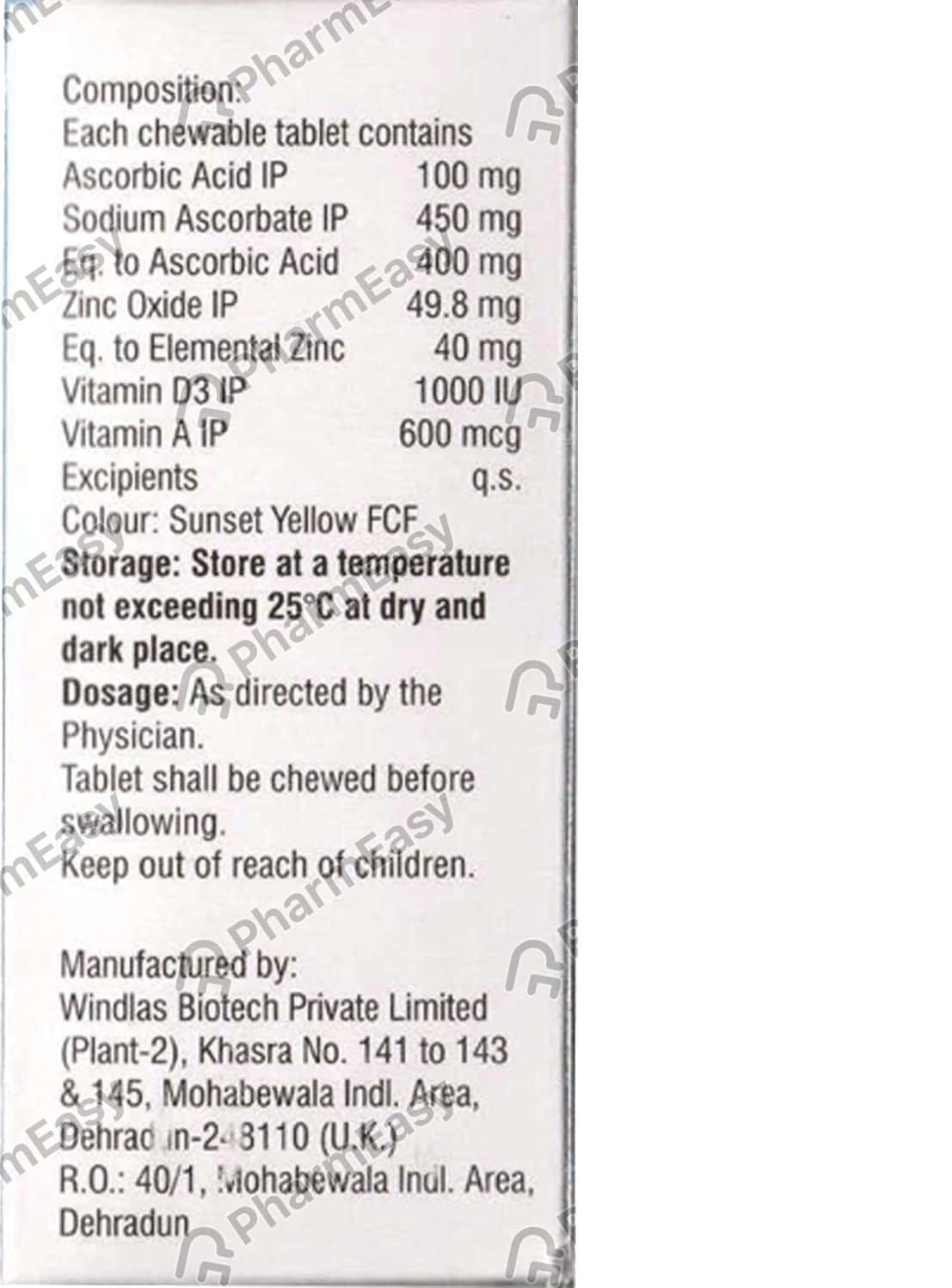 Buy ZAC D WOMAN STRIP OF 15 CHEWABLE TABLETS Online & Get Upto 60% OFF ...