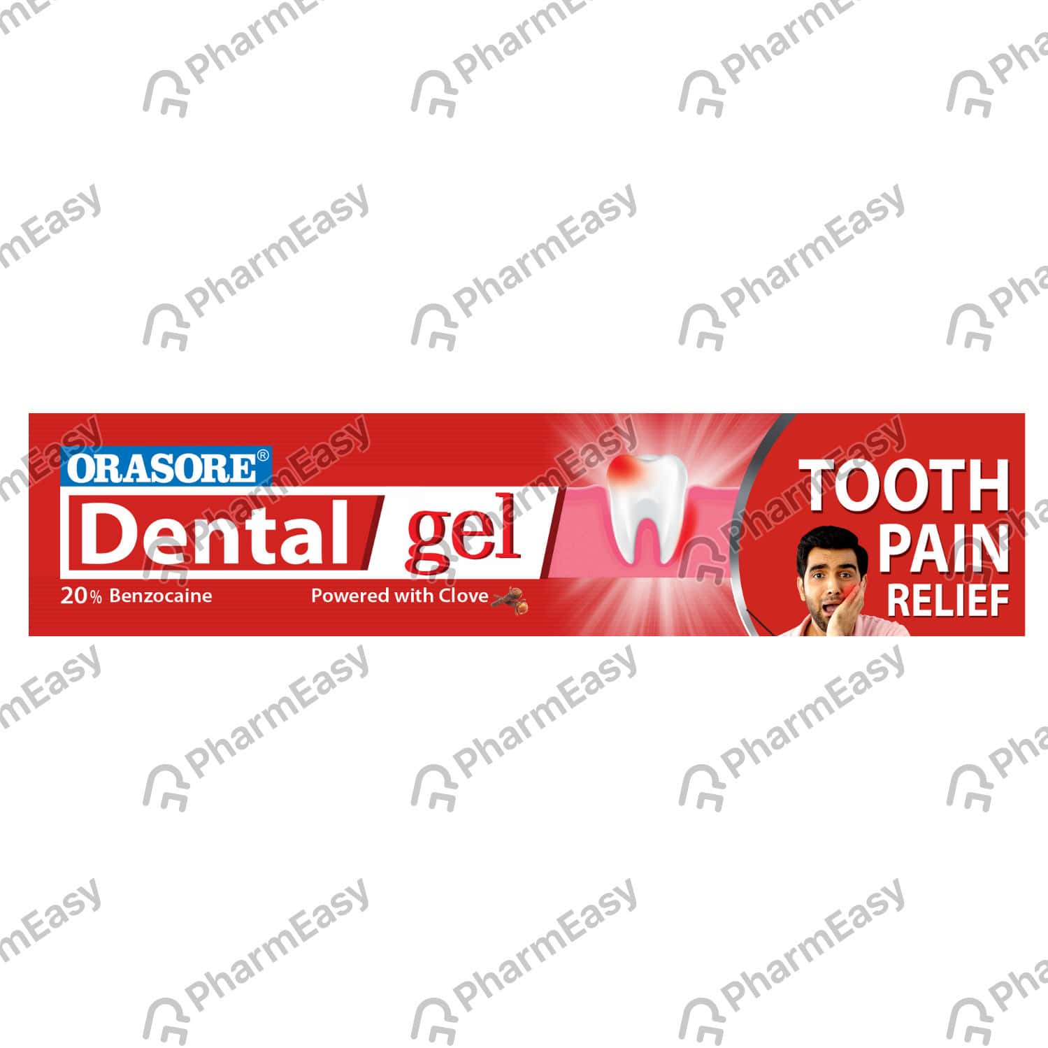 Buy Orasore 20 %W/W Dental Gel (10) Online at Flat 15% OFF | PharmEasy
