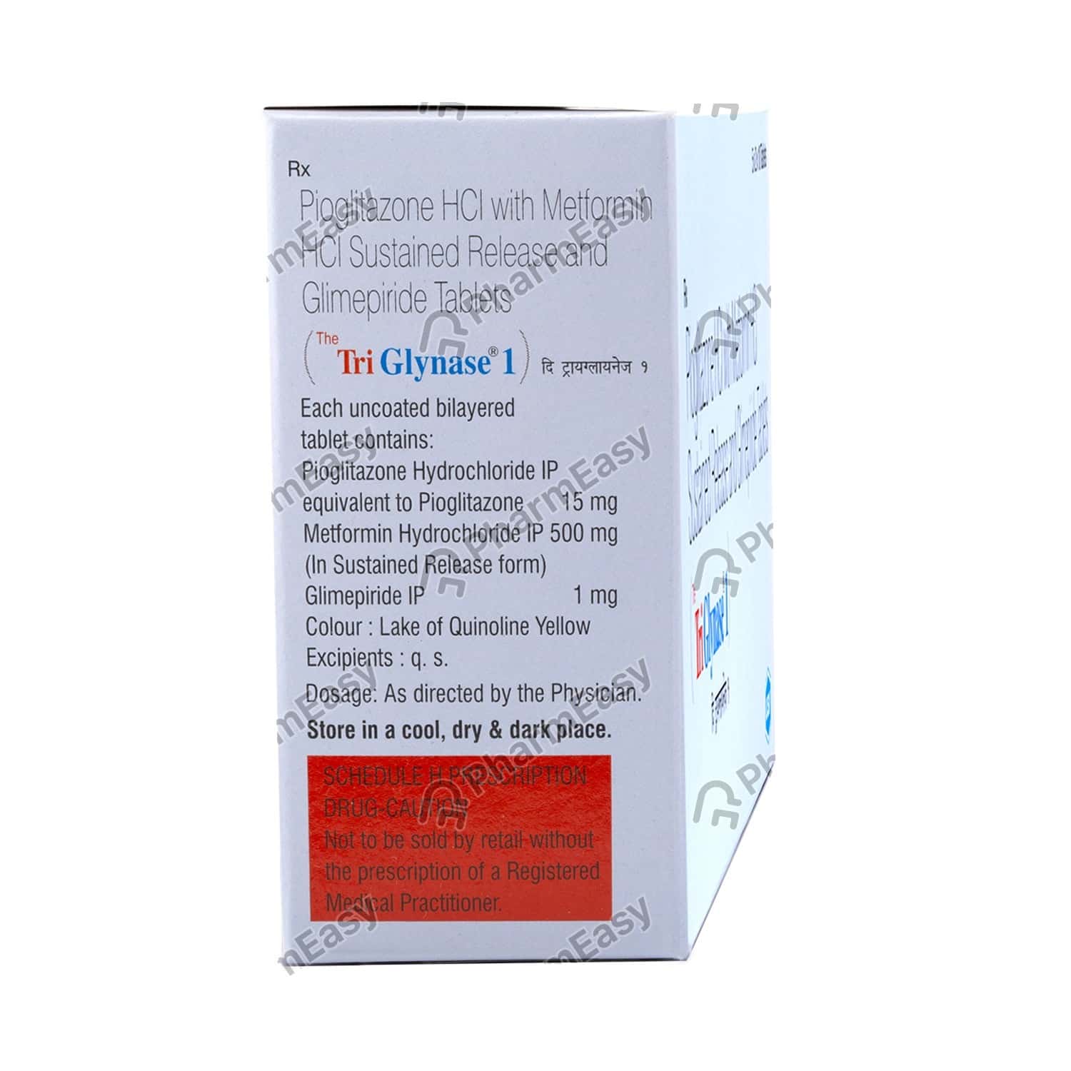 Buy The Triglynase 1mg Strip Of 10 Tablets Online at Flat 18% OFF ...