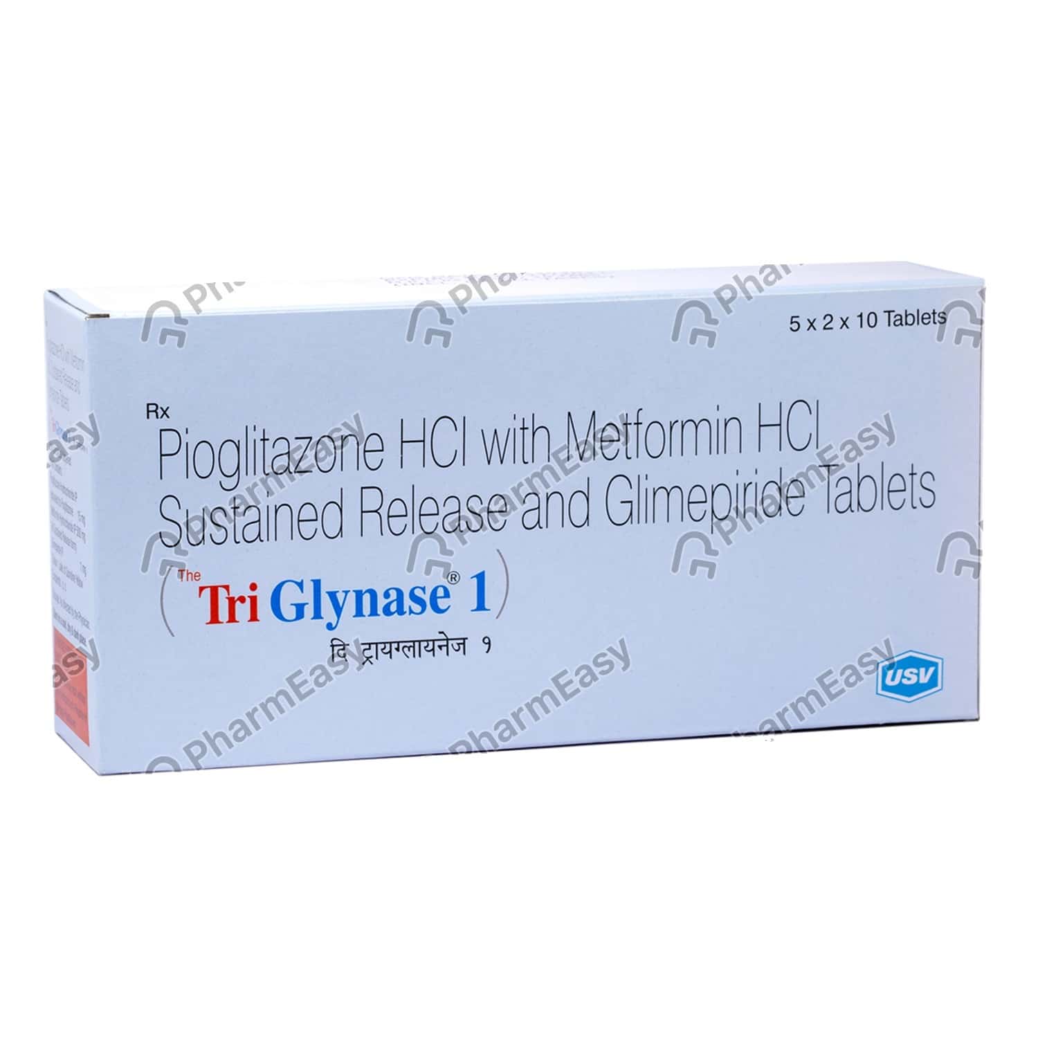 Buy The Triglynase 1mg Strip Of 10 Tablets Online at Flat 18% OFF ...