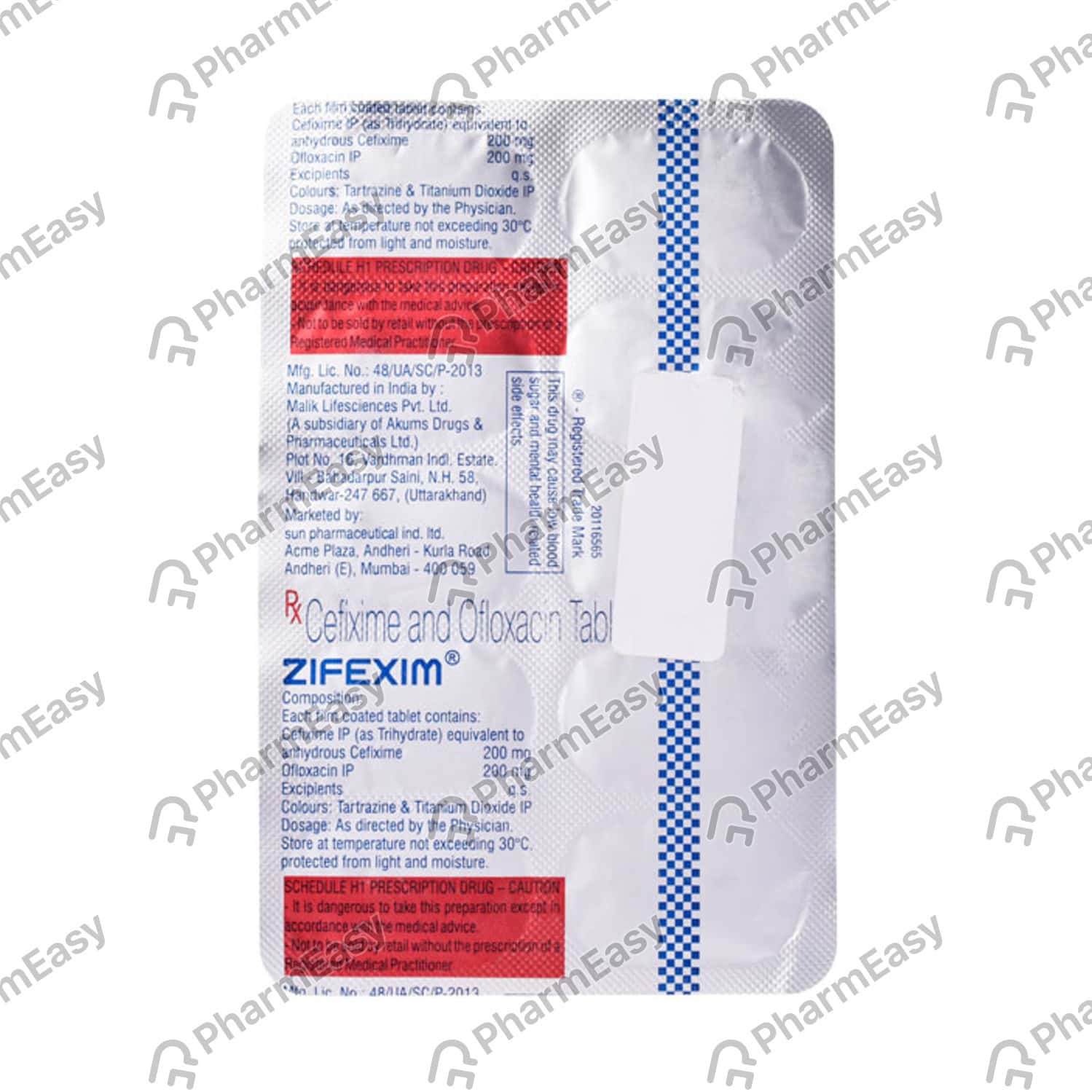 Zifexim 200 MG Tablet (10): Uses, Side Effects, Price & Dosage | PharmEasy