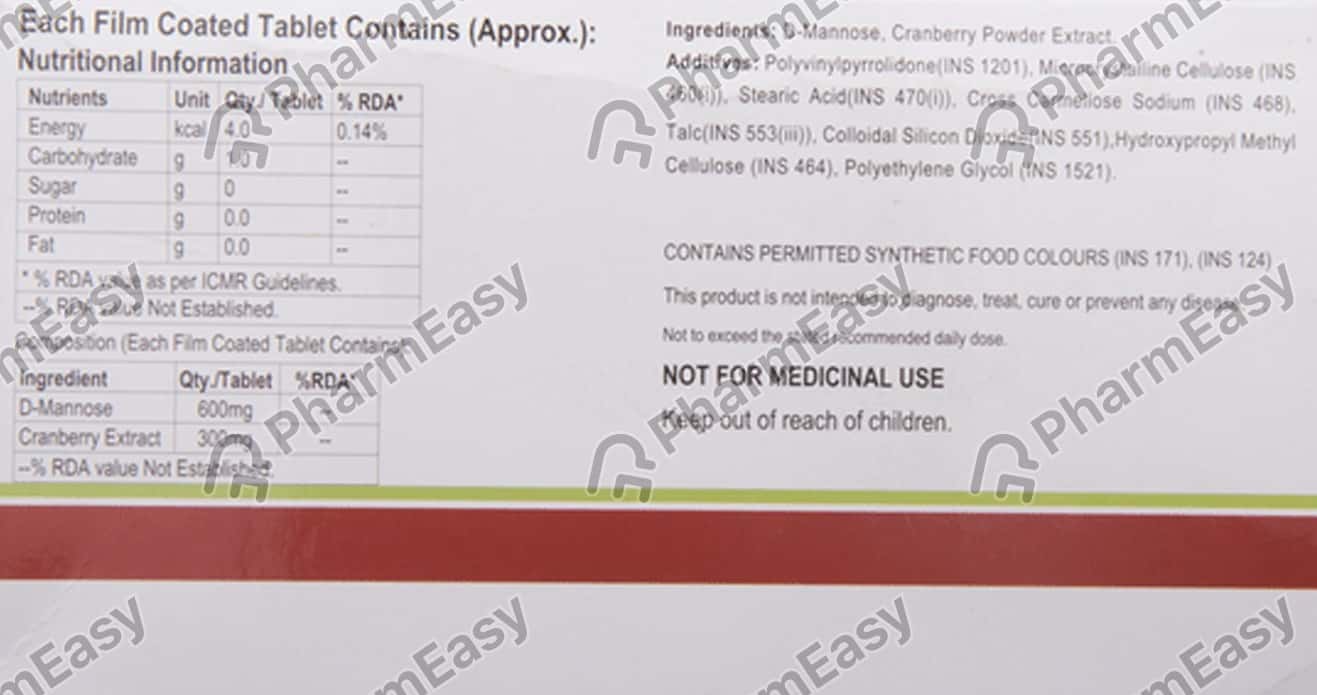 Buy Cranman D Strip Of 10 Tablets Online at Flat 15% OFF | PharmEasy