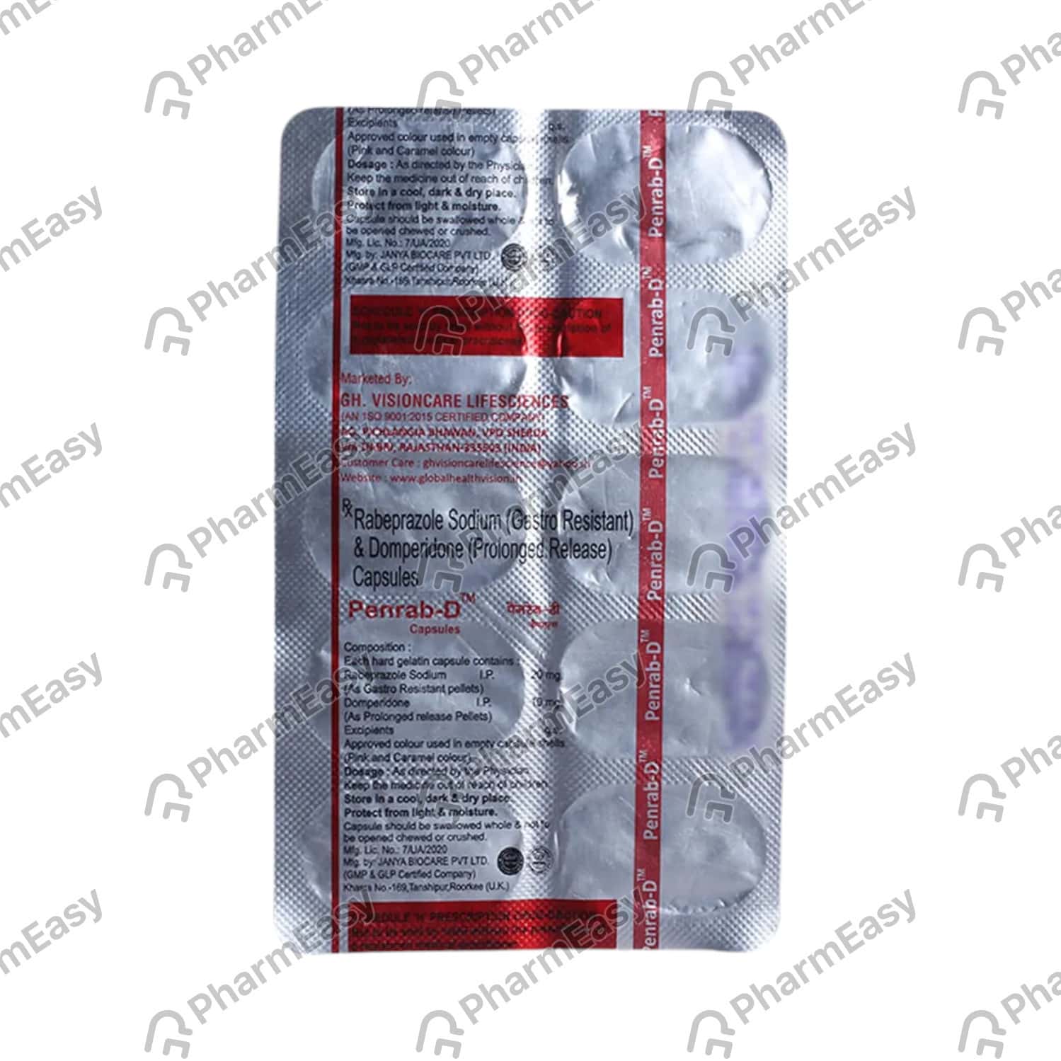 Penrab D Strip Of 10 Capsules: Uses, Side Effects, Price & Dosage ...