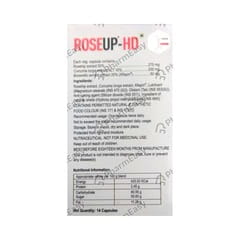 Buy Roseup Hd Capsule 14'S Online at Flat 18% OFF* | PharmEasy