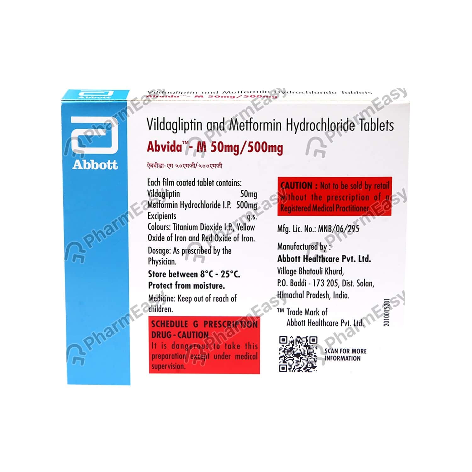 Buy Abvida M 50/500mg Strip Of 15 Tablets Online at Flat 18% OFF ...