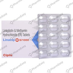 Buy Linacip M 5/1000mg Strip Of 15 Tablets Online at Flat 15% OFF | PharmEasy