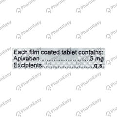Buy Apixapil 5 MG Tablet (10) Online at Flat 15% OFF | PharmEasy