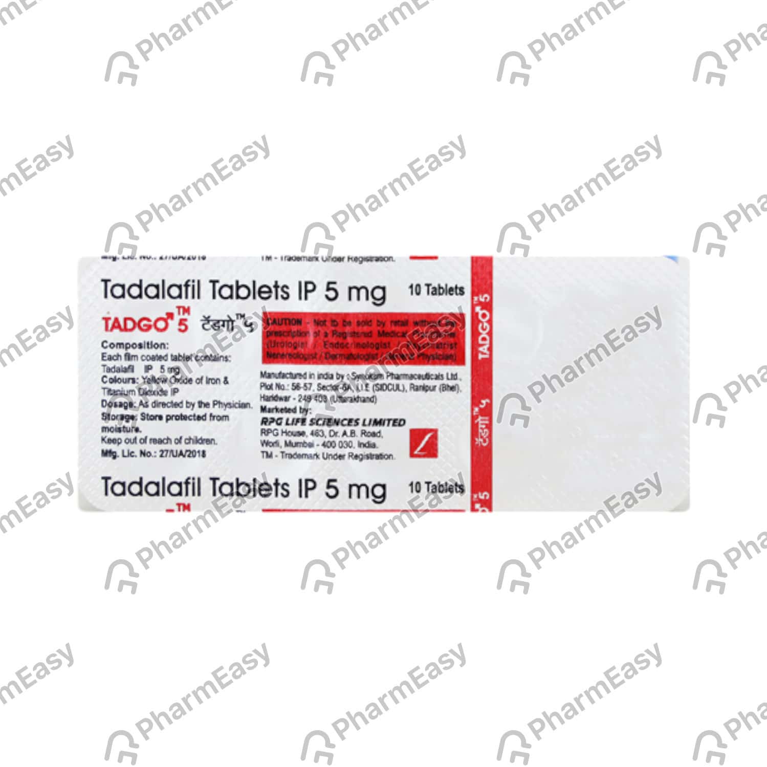Buy Tadgo 0 MG Orally Disintegrating Strip (10) Online at Flat 15% OFF ...