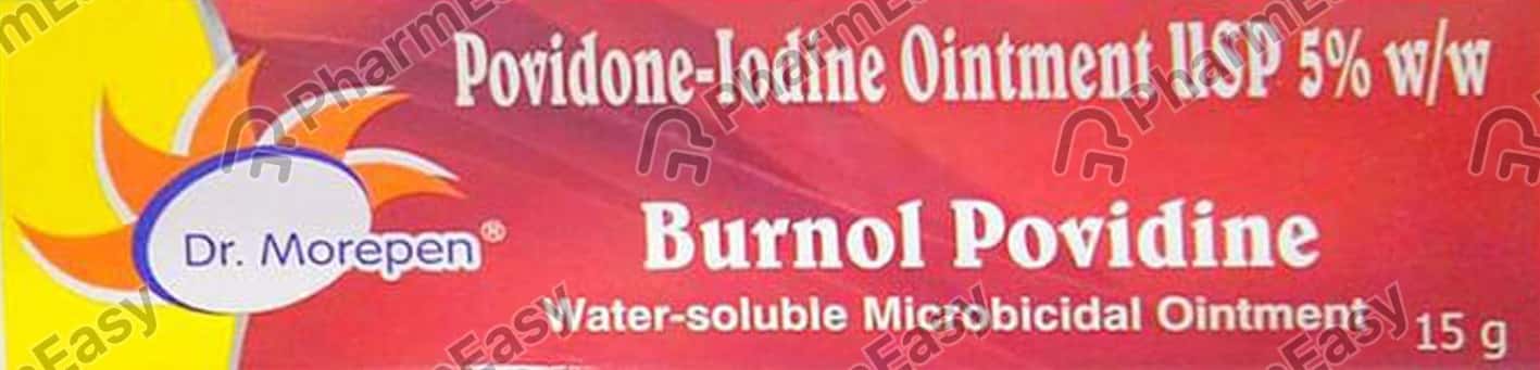 Burnol Povidone 5 % Ointment (15): Uses, Side Effects, Price & Dosage ...