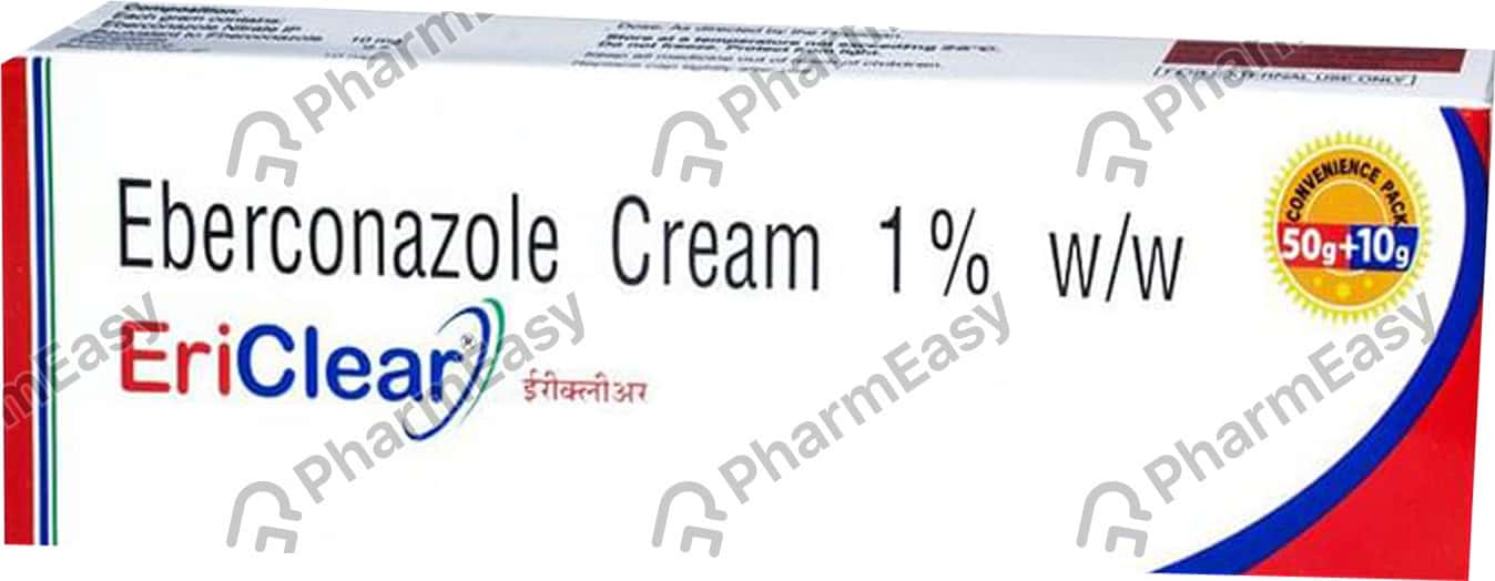 Ericlear 1 %W/W Cream (60): Uses, Side Effects, Price & Dosage | PharmEasy