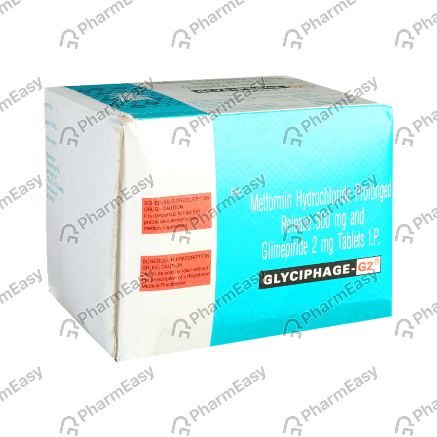 Glyciphage G 2mg Strip Of 15 Tablets: Uses, Side Effects, Price & Dosage | PharmEasy