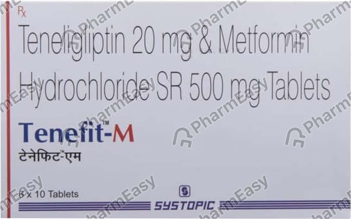 Tenefit M 20/500mg Strip Of 15 Tablets: Uses, Side Effects, Price ...