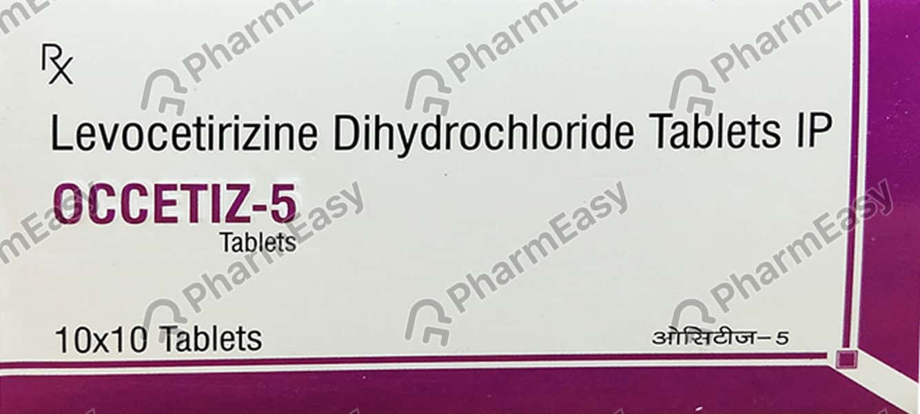 Occetiz 5 MG Tablet (10): Uses, Side Effects, Price & Dosage | PharmEasy