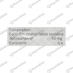 Teltel 40 MG Tablet (15): Uses, Side Effects, Price & Dosage | PharmEasy