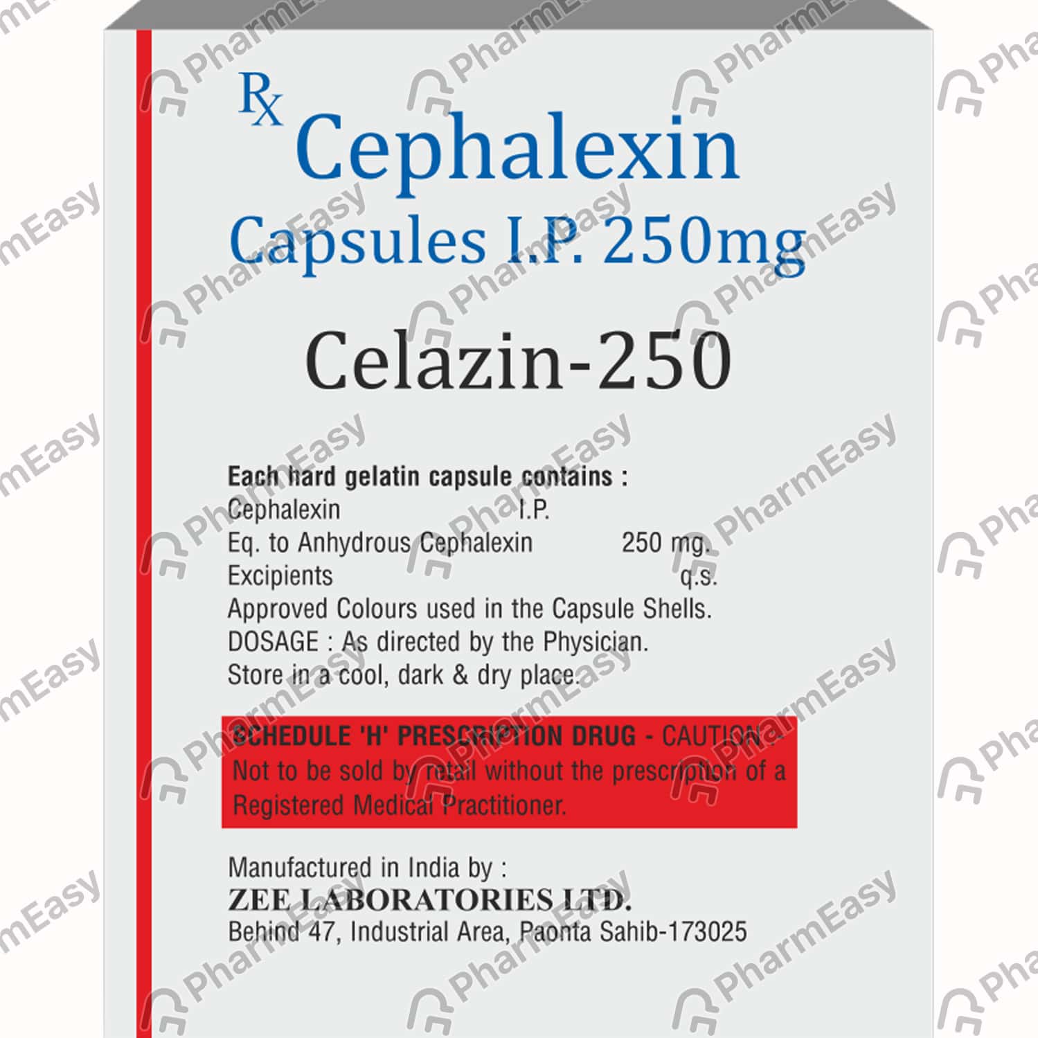 Buy Celazin 250 MG Capsule (10) Online at Flat 15% OFF | PharmEasy