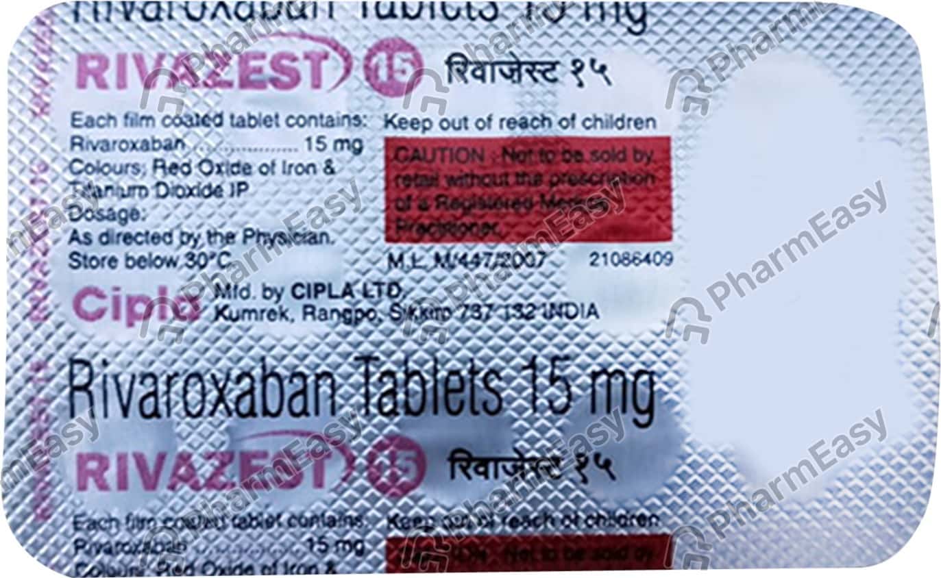 Rivazest 20 MG Tablet (14): Uses, Side Effects, Price, Dosage ...