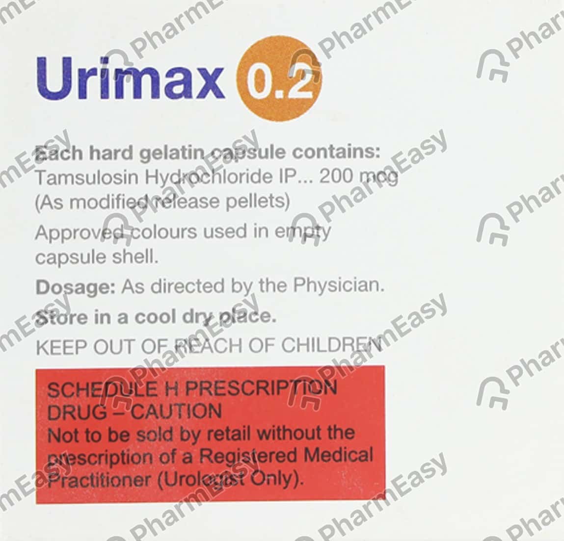 Urimax 200 MCG Capsule (15): Uses, Side Effects, Price & Dosage | PharmEasy