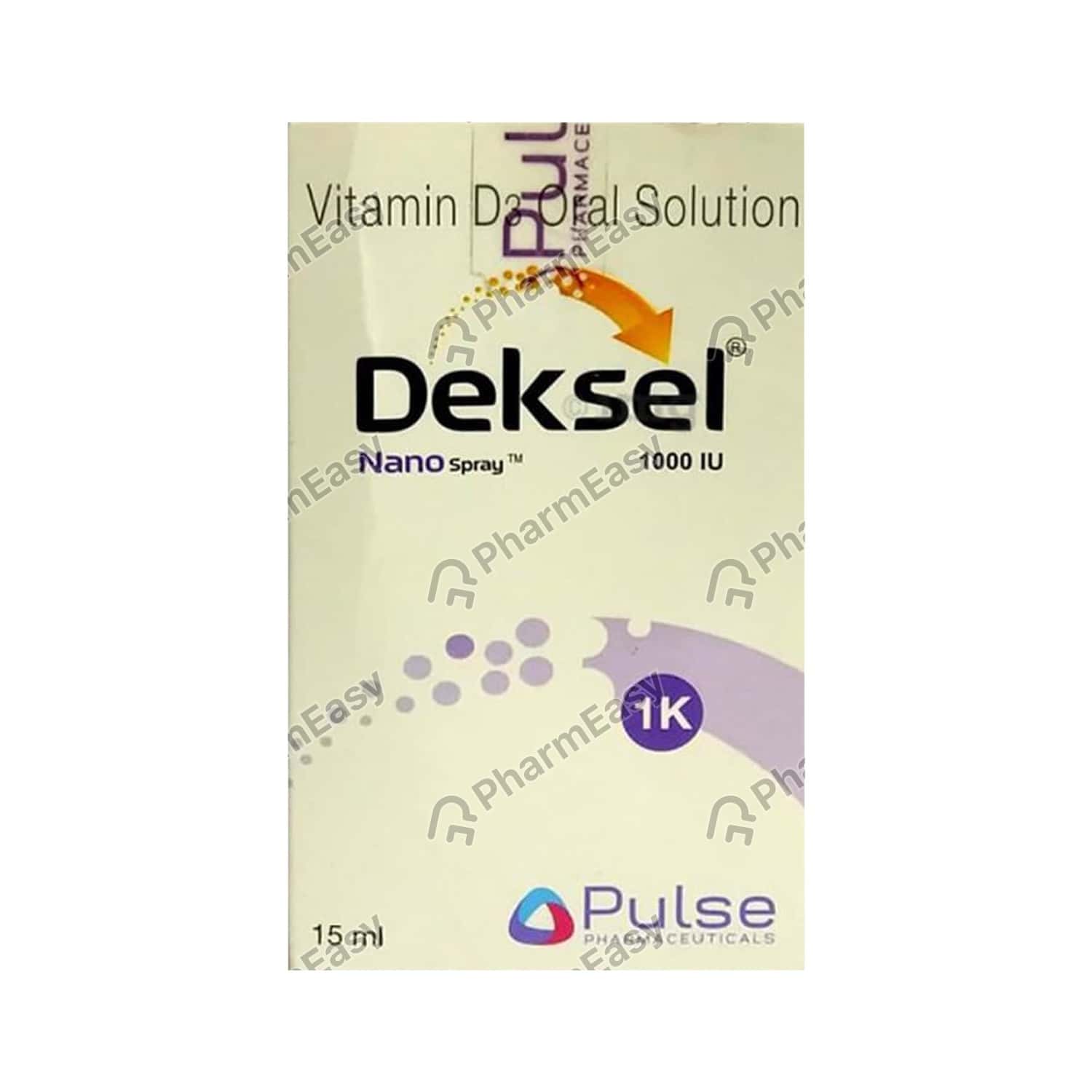 Buy Deksel Nano 1000 IU Mouth Spray (15) Online at Flat 18% OFF ...