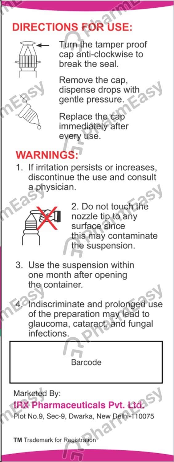Neoloterx 0.5 %W/V Eye Drop (5): Uses, Side Effects, Price & Dosage ...