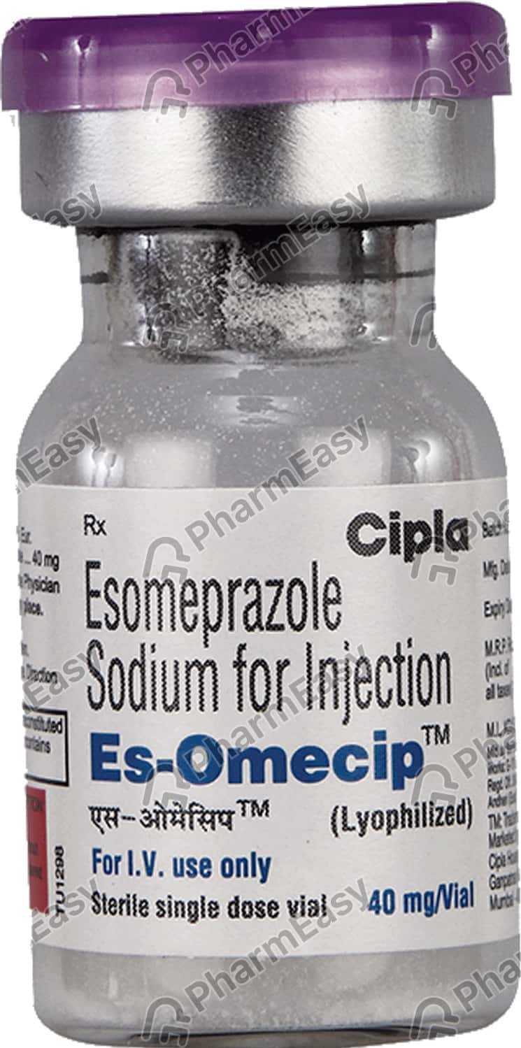 Es Omecip 40 MG Powder For Injection (1): Uses, Side Effects, Price ...