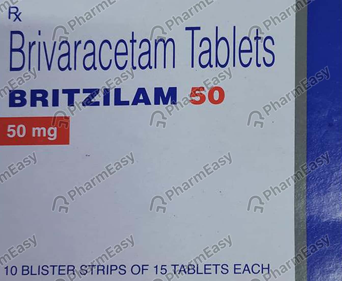 Britzilam 50 MG Tablet (15): Uses, Side Effects, Price & Dosage | PharmEasy