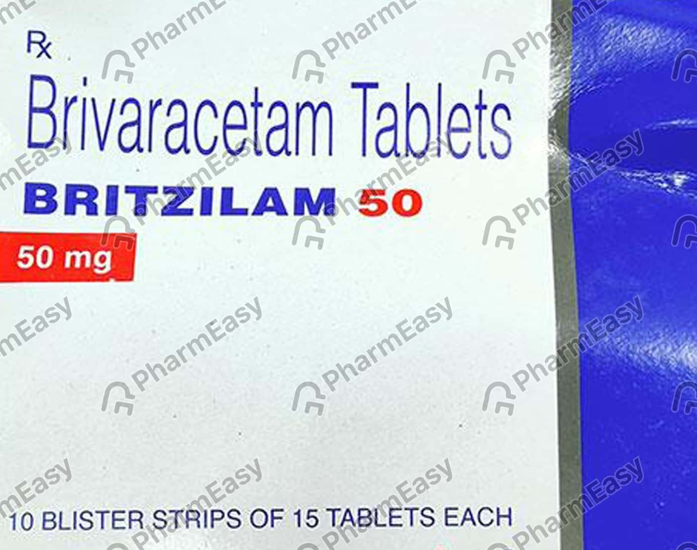 Britzilam 50 MG Tablet (15): Uses, Side Effects, Price & Dosage | PharmEasy