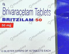 Britzilam 50 MG Tablet (15): Uses, Side Effects, Price & Dosage | PharmEasy