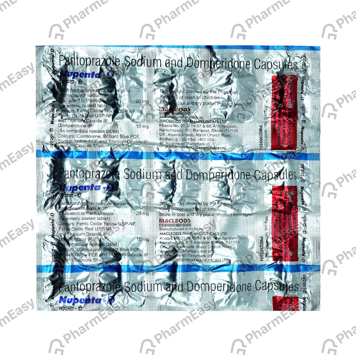 Nupenta D Strip Of 15 Capsules: Uses, Side Effects, Price & Dosage ...