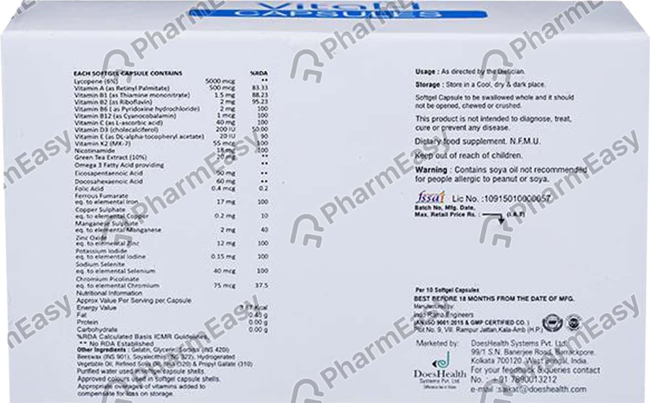 Buy Vital I Strip Of 10 Capsules Online at Flat 15% OFF | PharmEasy
