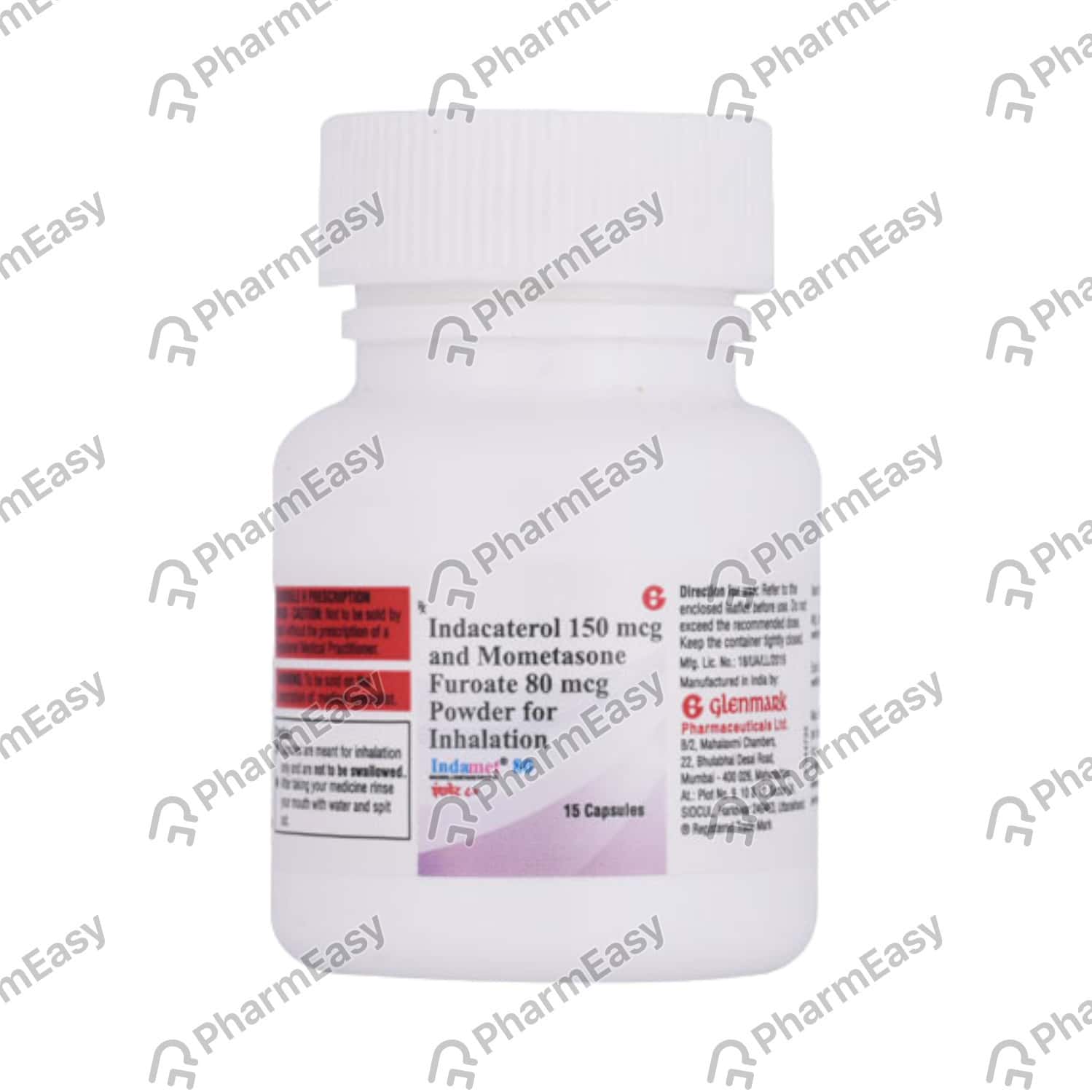 Buy Indamet 80mcg Bottle Of 15 Inhalation Capsules Online at Flat 15% ...